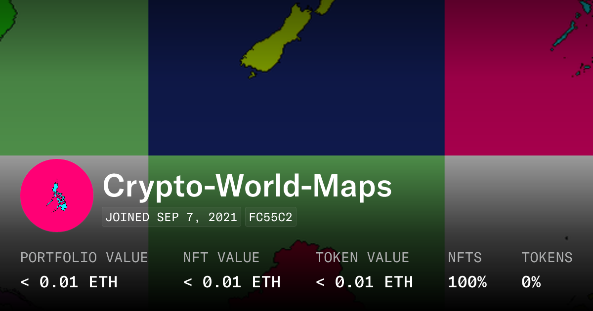 Crypto-World-Maps - Perfil | OpenSea