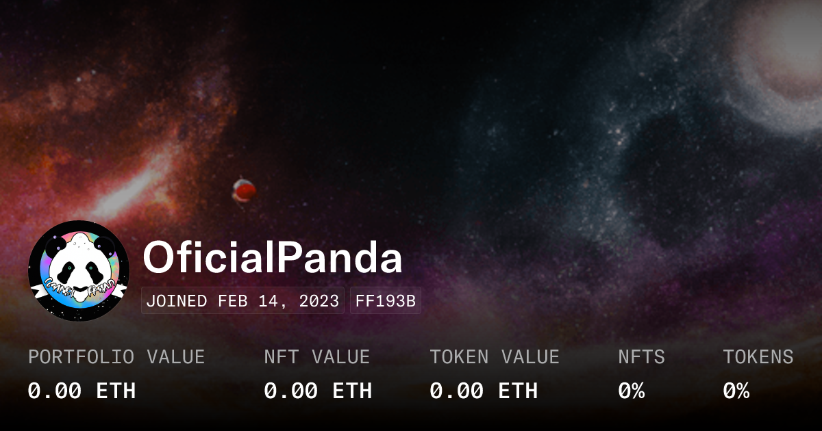 OficialPanda - Perfil | OpenSea
