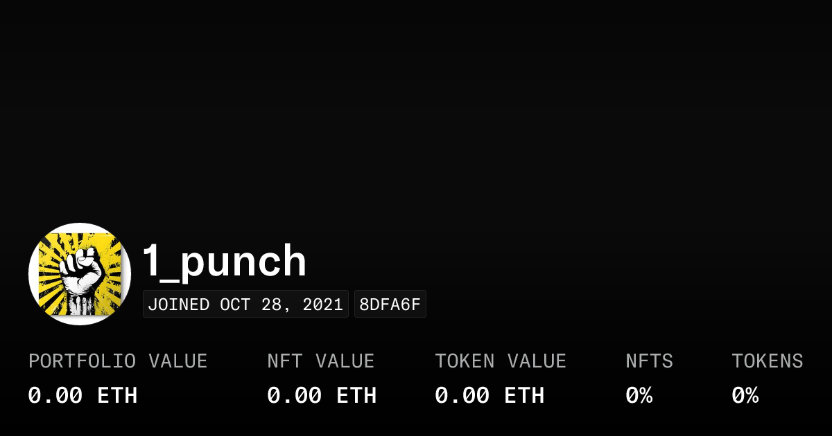 1_punch - Profile | OpenSea