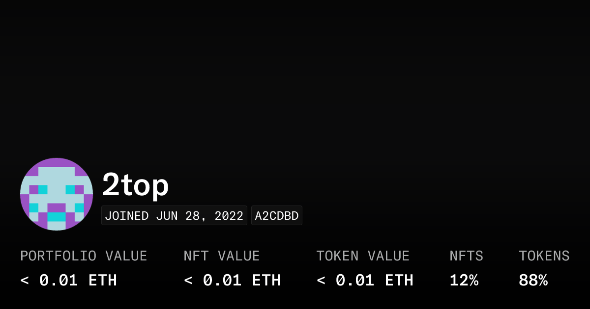 2top - Profile | OpenSea