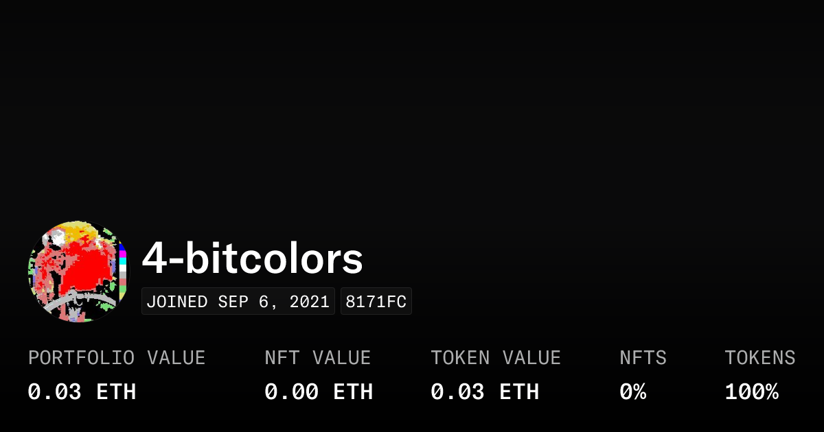 4-bitcolors - Profile | OpenSea