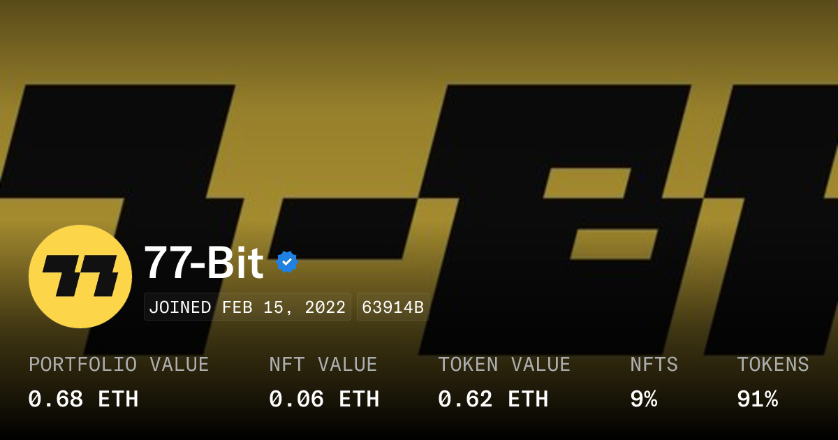 77-Bit - Profile | OpenSea