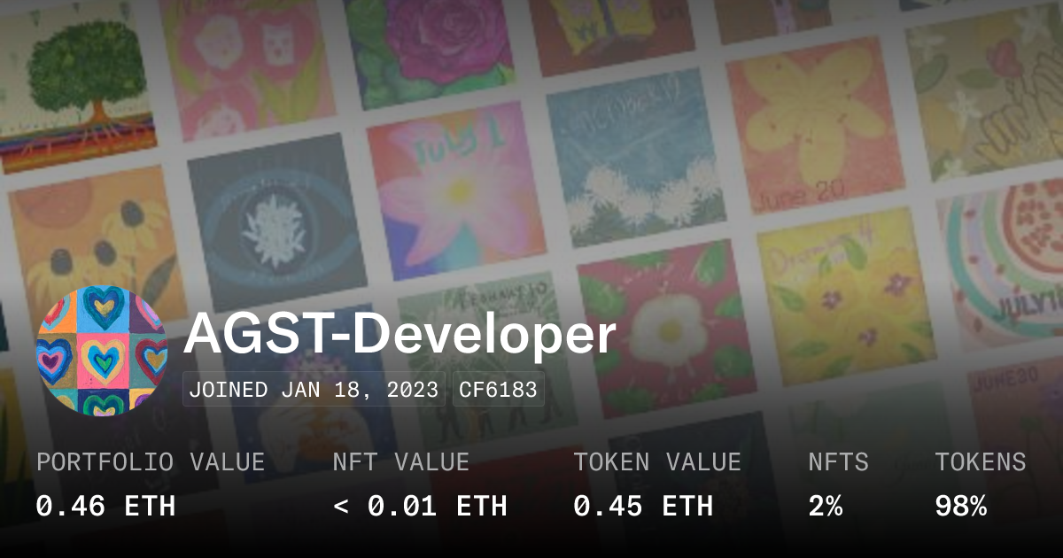 AGST-Developer - Profile | OpenSea