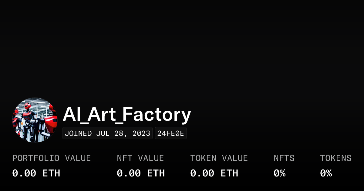 AI_Art_Factory - Profile | OpenSea