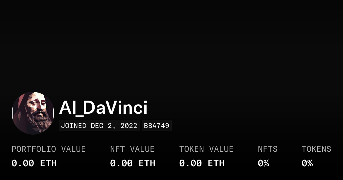 AI_DaVinci - Profile | OpenSea