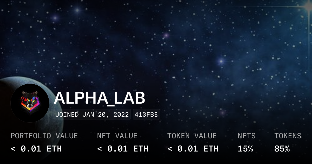 ALPHA_LAB - Profile | OpenSea