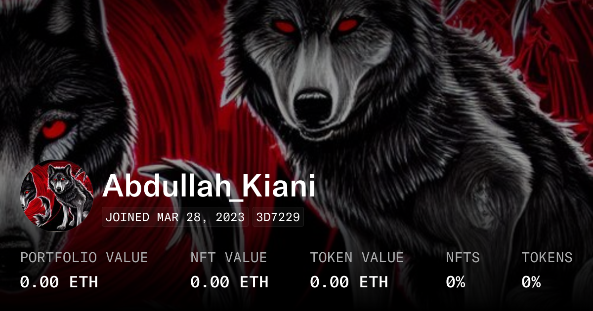Abdullah_Kiani - Profile | OpenSea