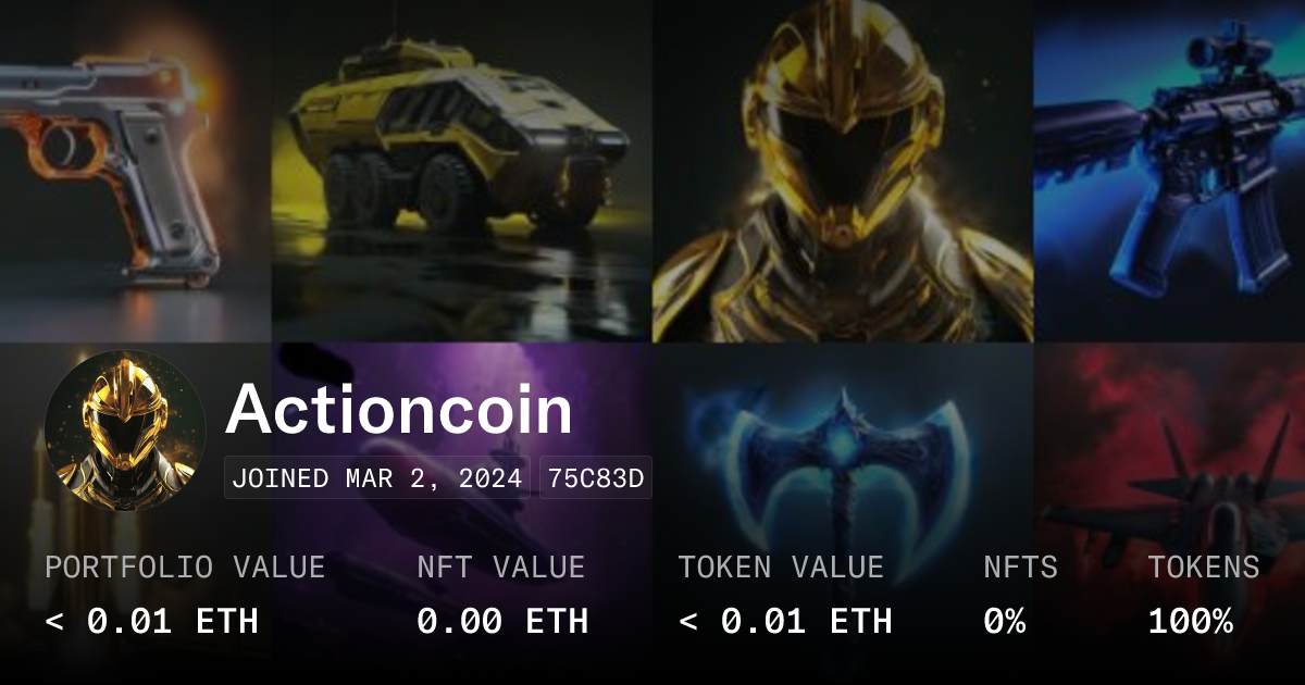 Actioncoin - Profile | OpenSea