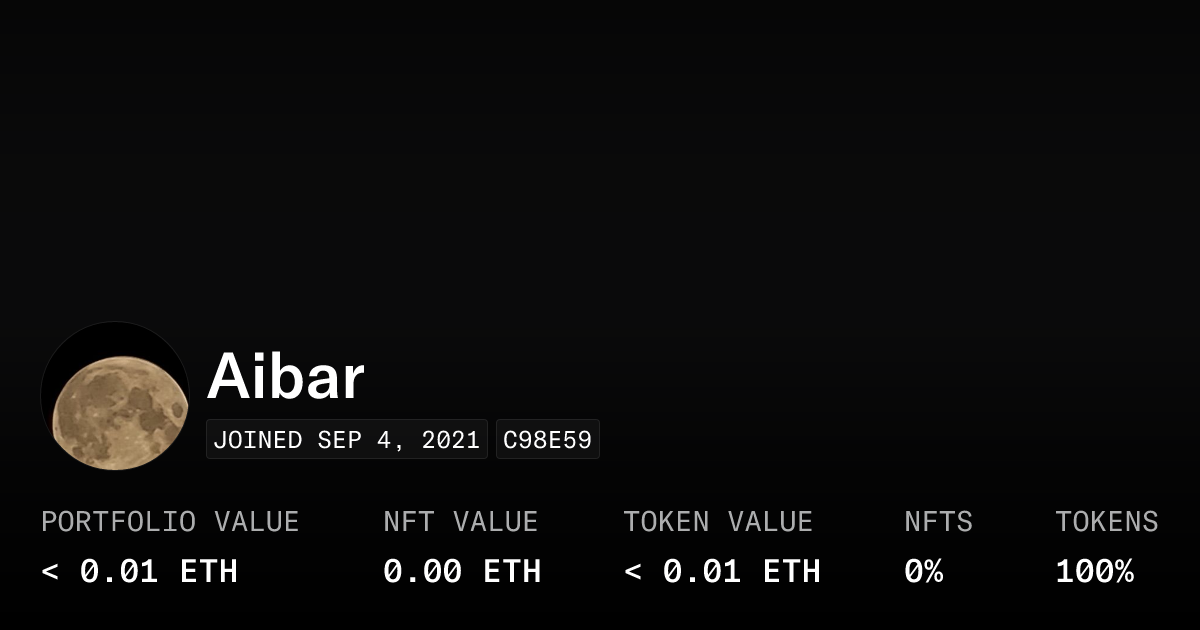 Aibar - Profile | OpenSea