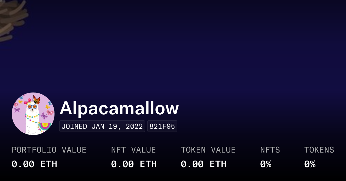 Alpacamallow - Profile | OpenSea