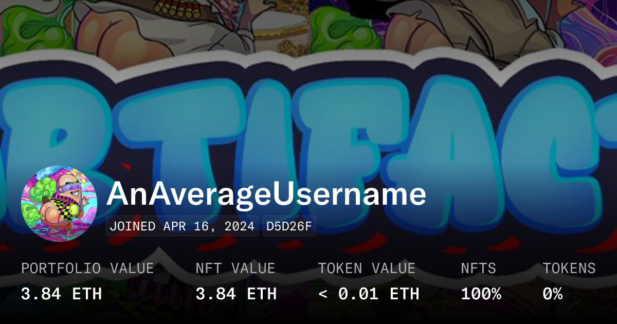 AnAverageUsername - Profile | OpenSea