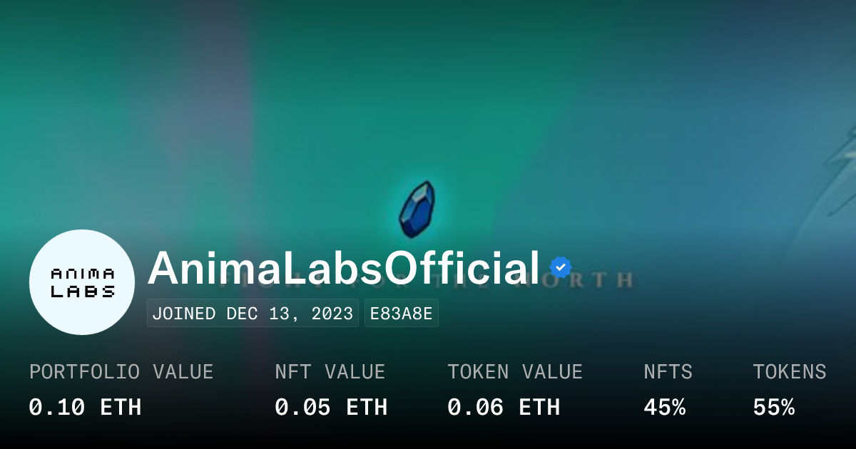 AnimaLabsOfficial - Profile | OpenSea