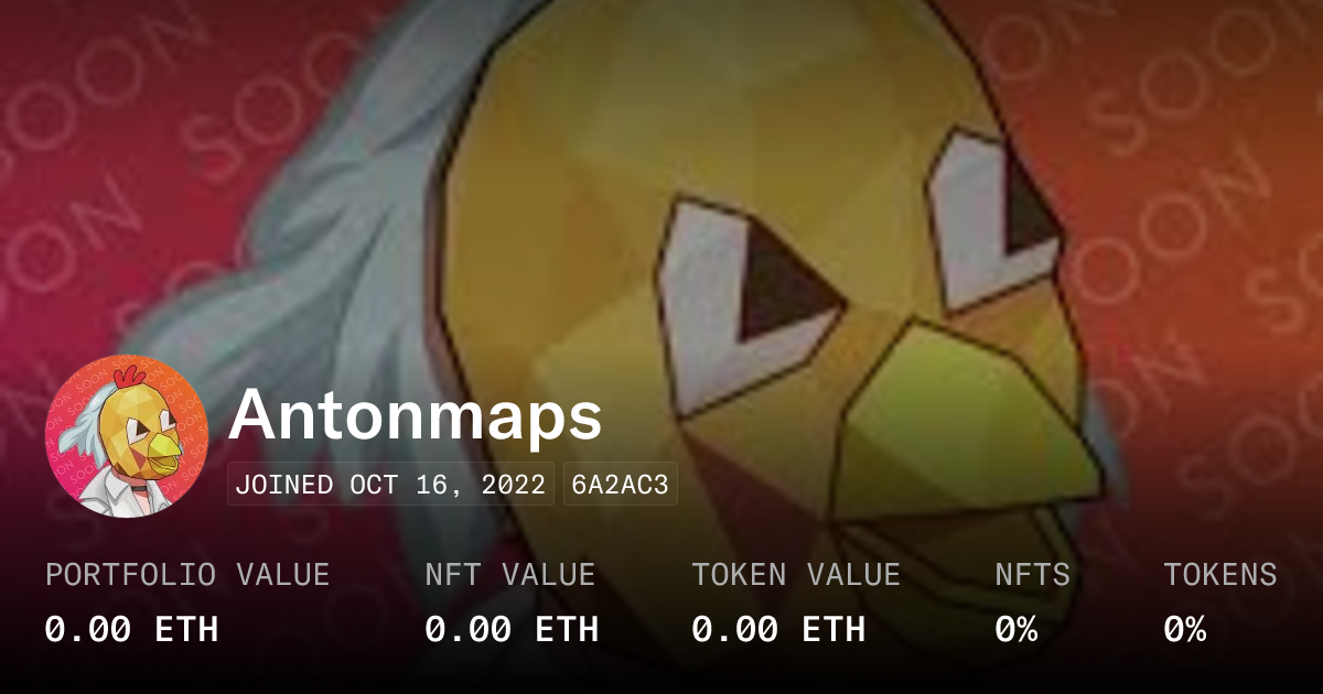 Antonmaps - Profile | OpenSea