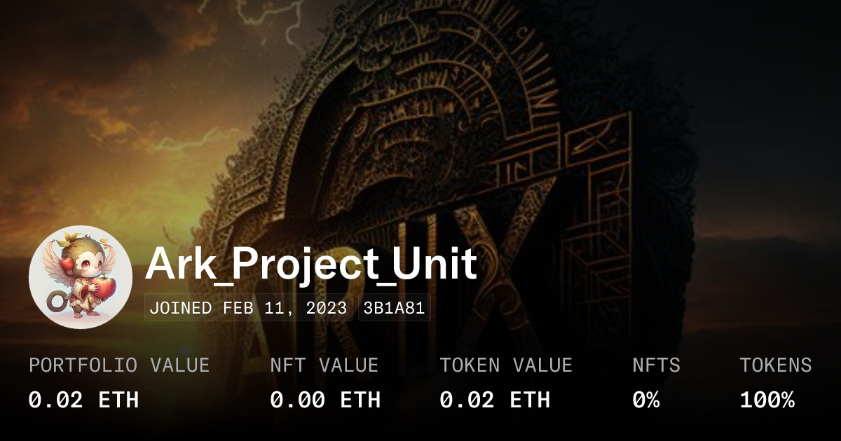 Ark_Project_Unit - Profile | OpenSea