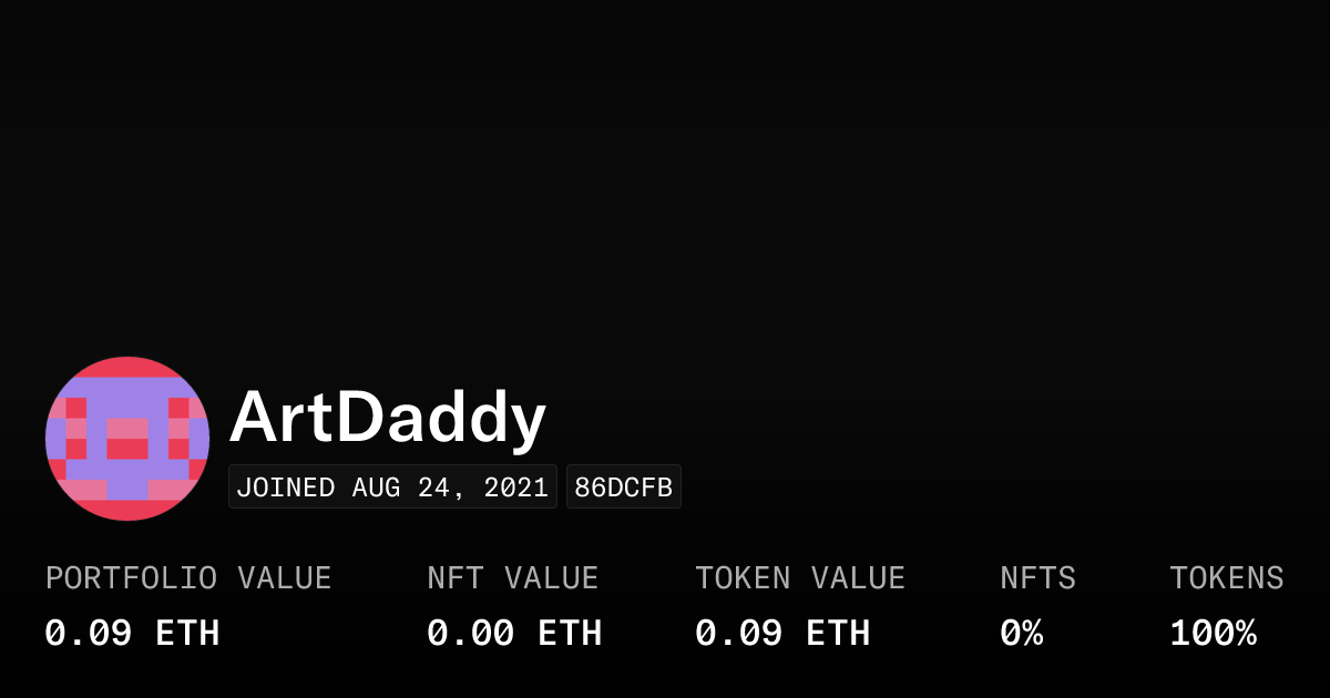 ArtDaddy - Profile | OpenSea