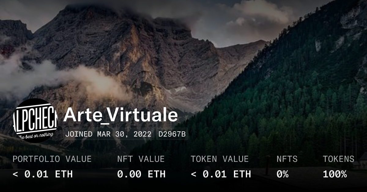 Arte_Virtuale - Perfil | OpenSea
