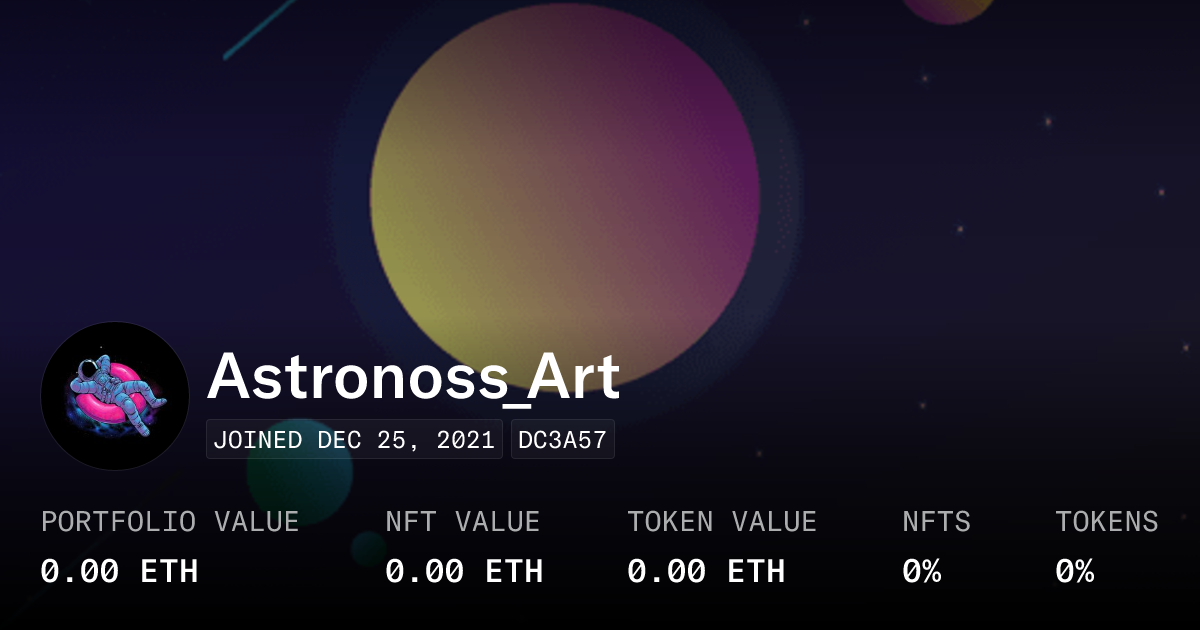 Astronoss_Art - Perfil | OpenSea