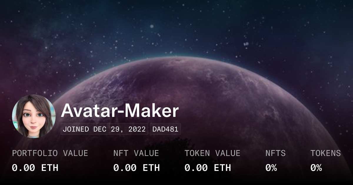 Avatar-Maker - Profile | OpenSea