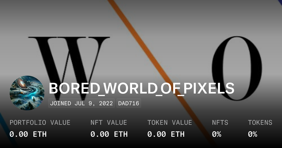 BORED_WORLD_OF_PIXELS - Profile | OpenSea