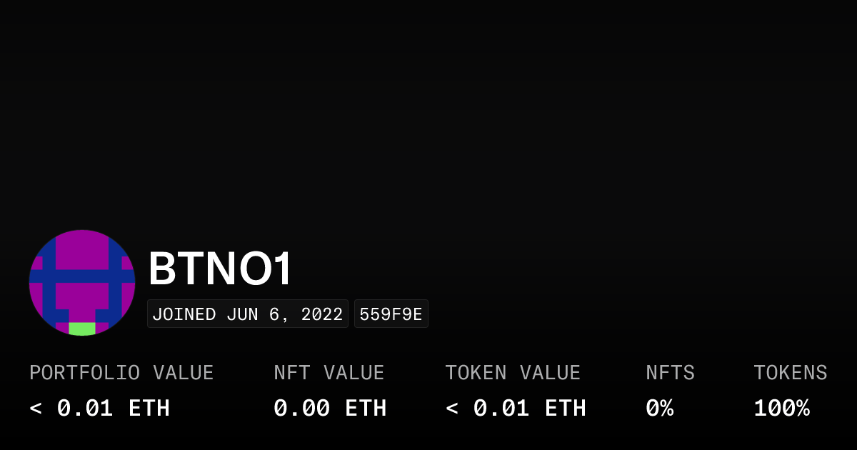BTNO1 - Profile | OpenSea