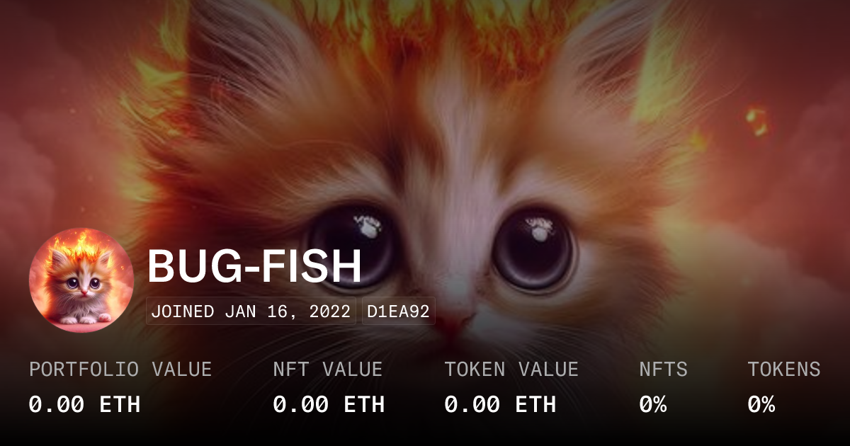 BUG-FISH - Profile | OpenSea