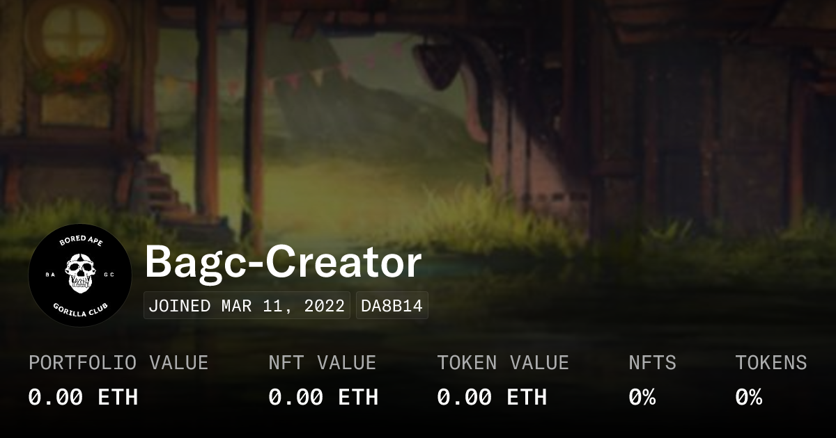 Bagc-Creator - Profile | OpenSea