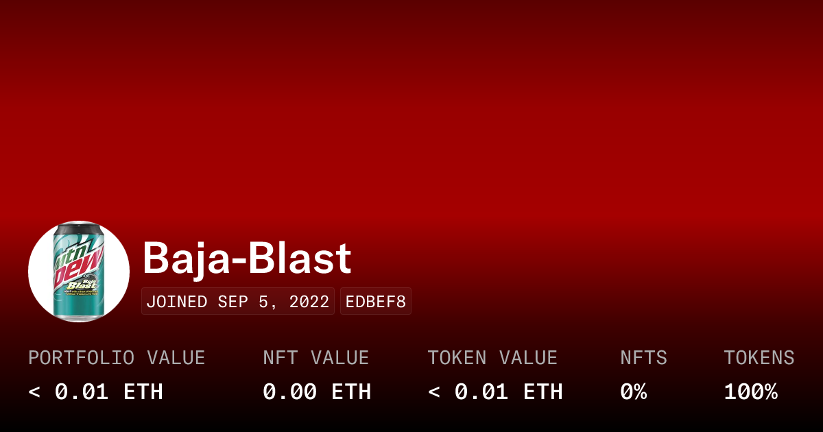 Baja-Blast - Profile | OpenSea