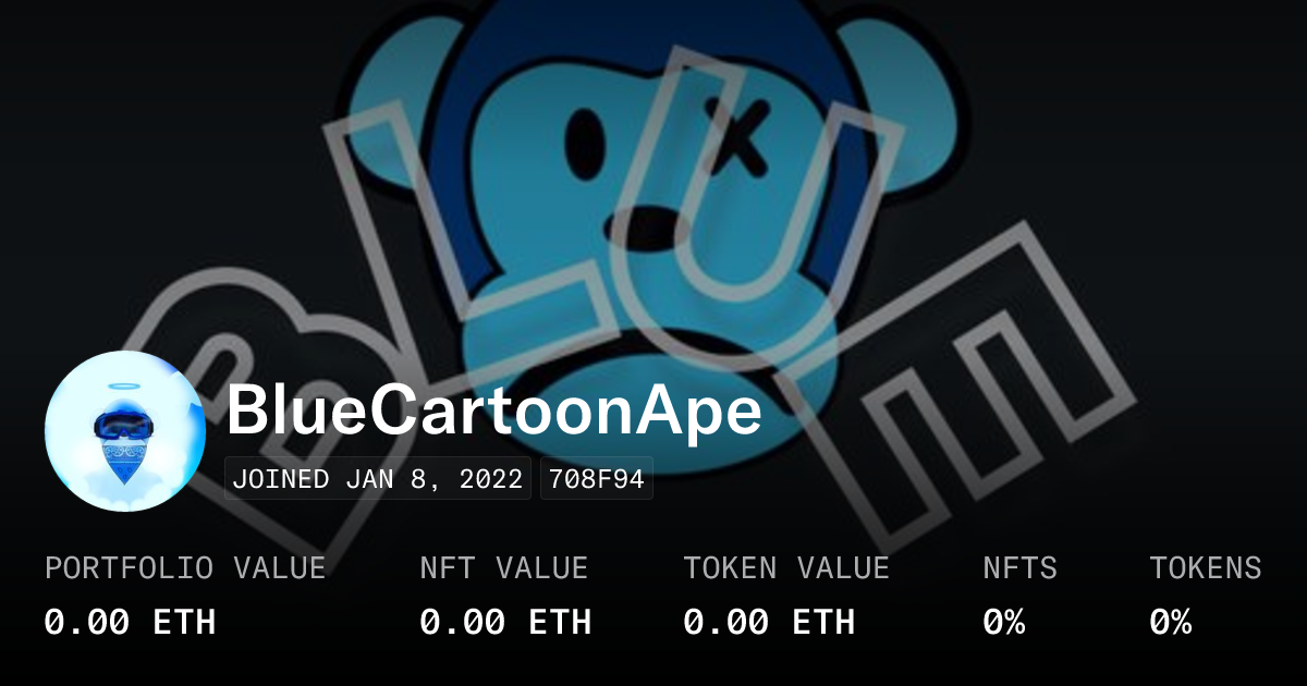 BlueCartoonApe - Profile | OpenSea