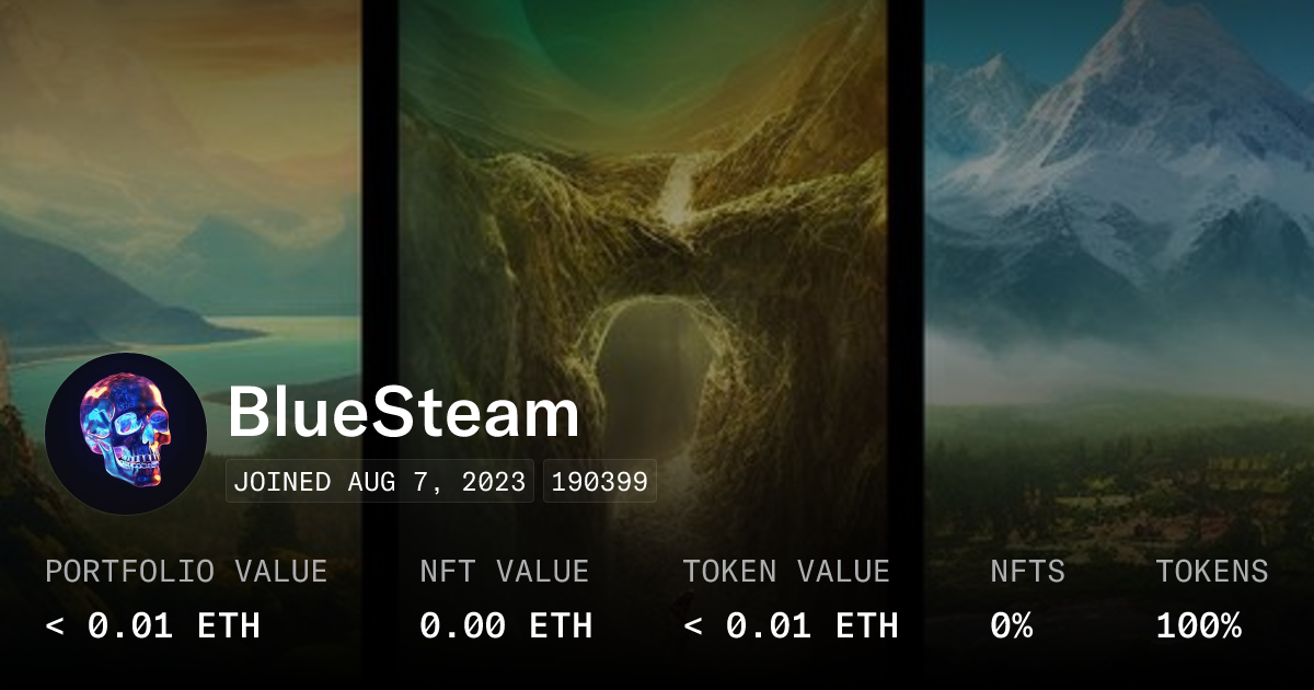BlueSteam - Profile | OpenSea