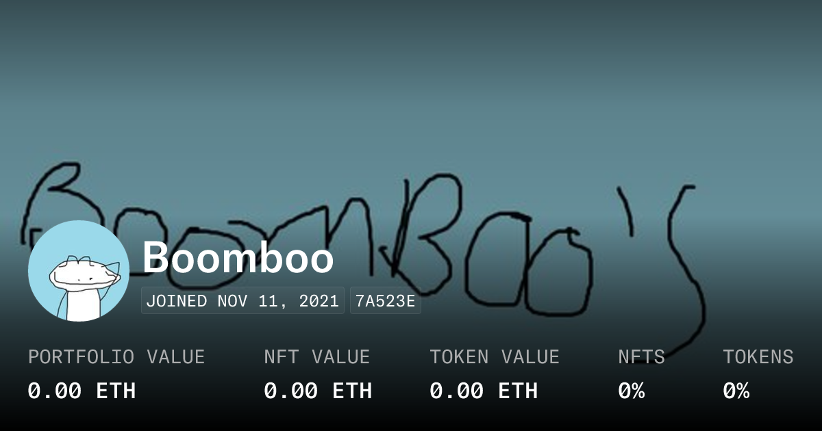 Boomboo - Profile | OpenSea