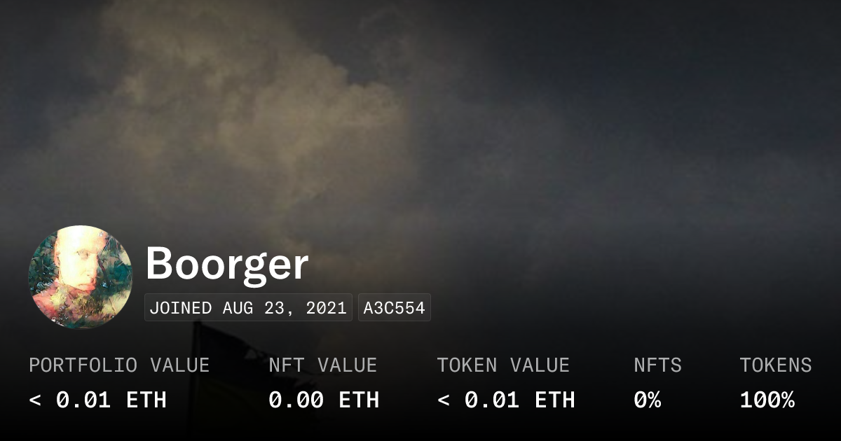 Boorger - Profile | OpenSea