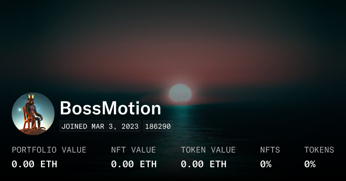 BossMotion - Profile | OpenSea