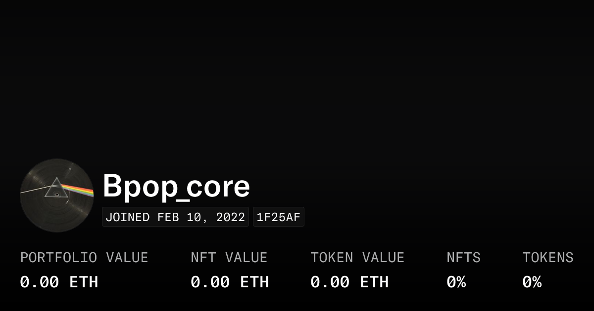Bpop_core - Profile | OpenSea