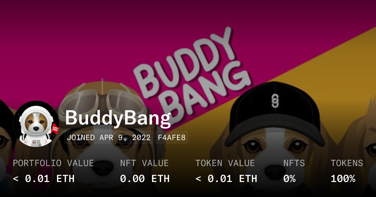BuddyBang - Profile | OpenSea