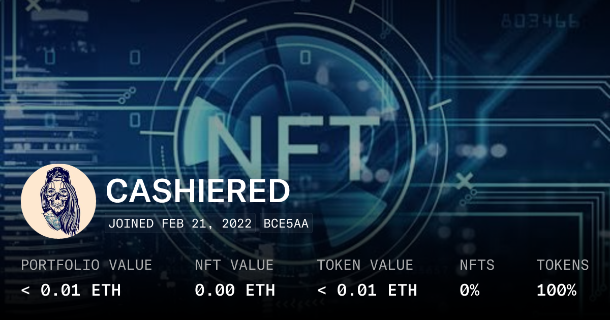 CASHIERED - Perfil | OpenSea
