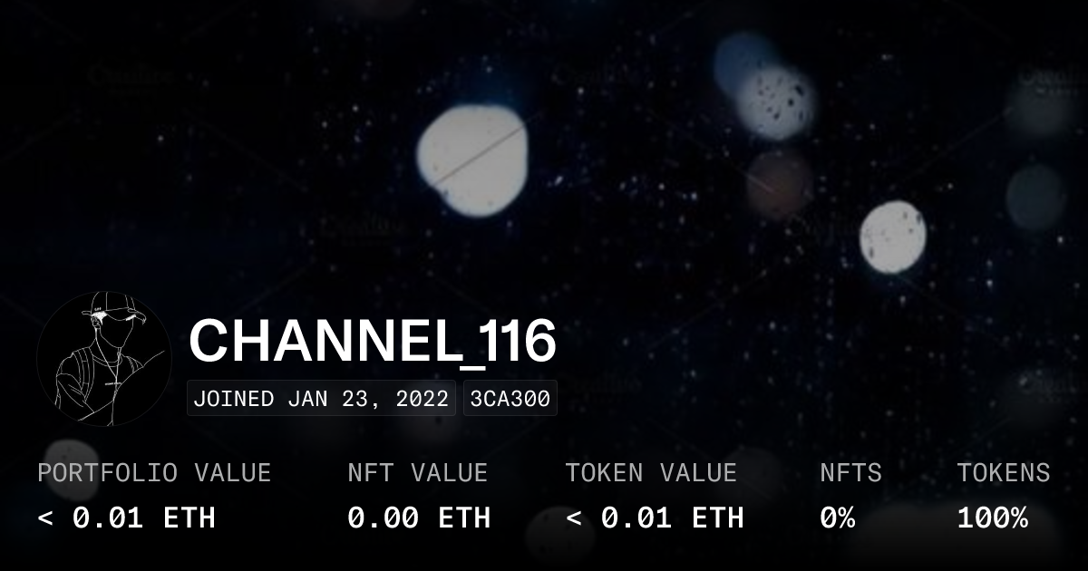 CHANNEL_116 - Profile | OpenSea