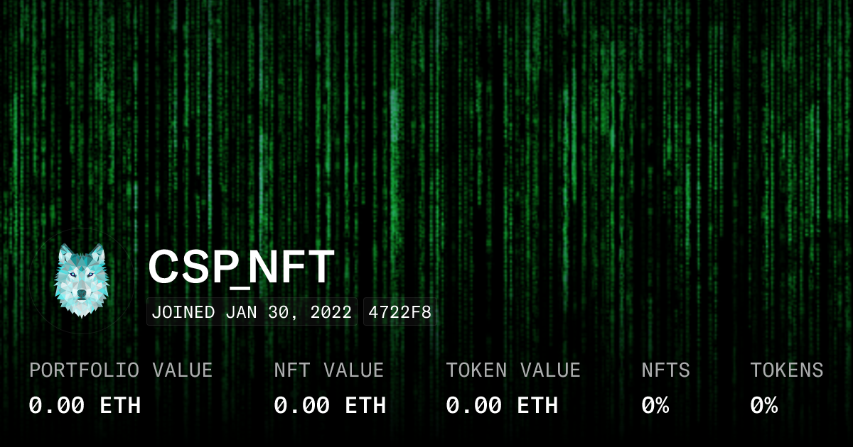 CSP_NFT - Perfil | OpenSea