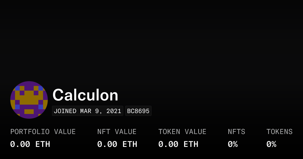 Calculon - Profile | OpenSea