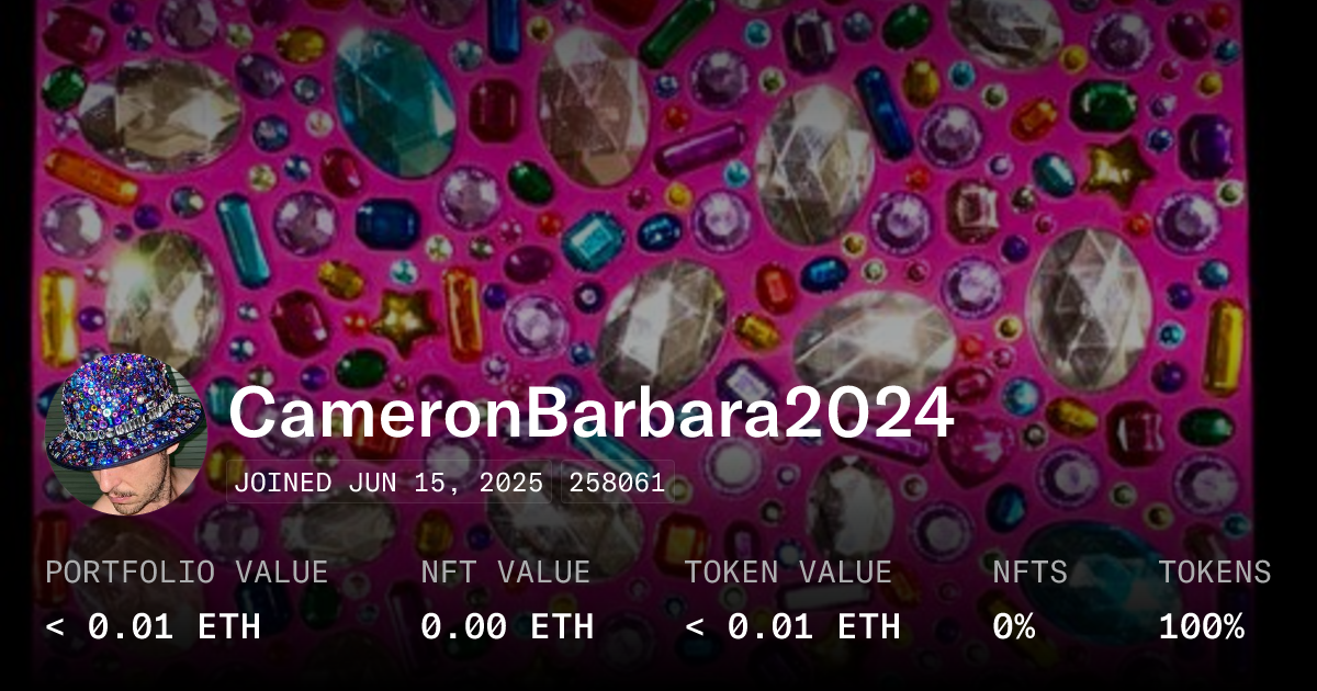 CameronBarbara2024 - Profile | OpenSea