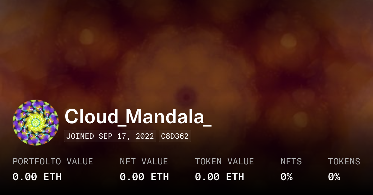 Cloud_Mandala_ - Profile | OpenSea