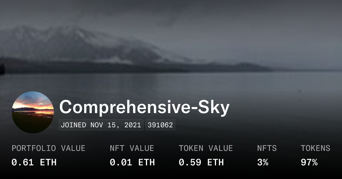 Comprehensive-Sky - Profile | OpenSea