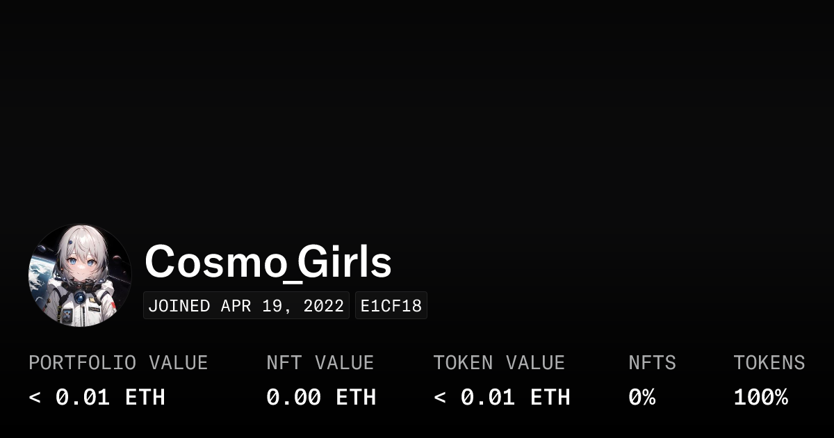 Cosmo_Girls - Profile | OpenSea