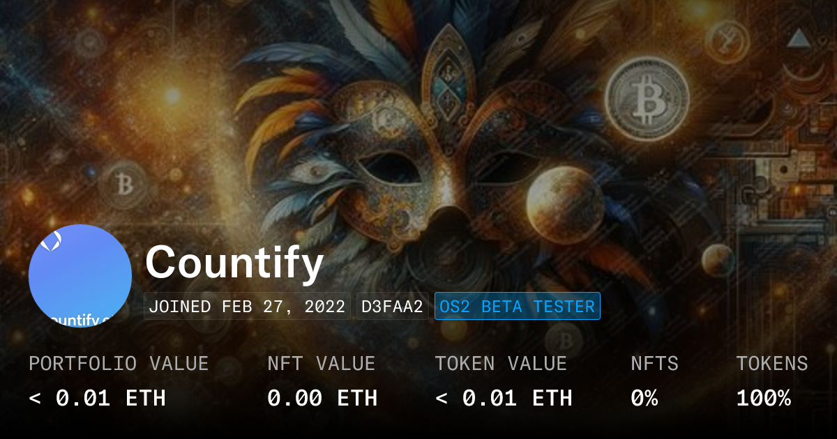 Countify - Profile | OpenSea