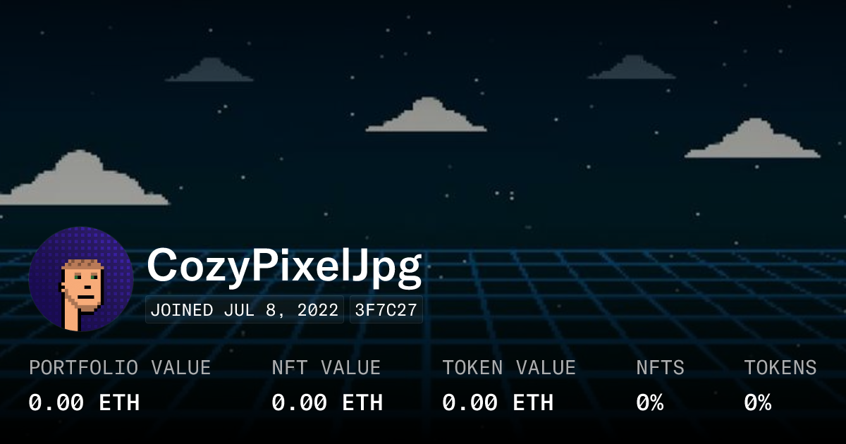CozyPixelJpg - 个人资料 | OpenSea