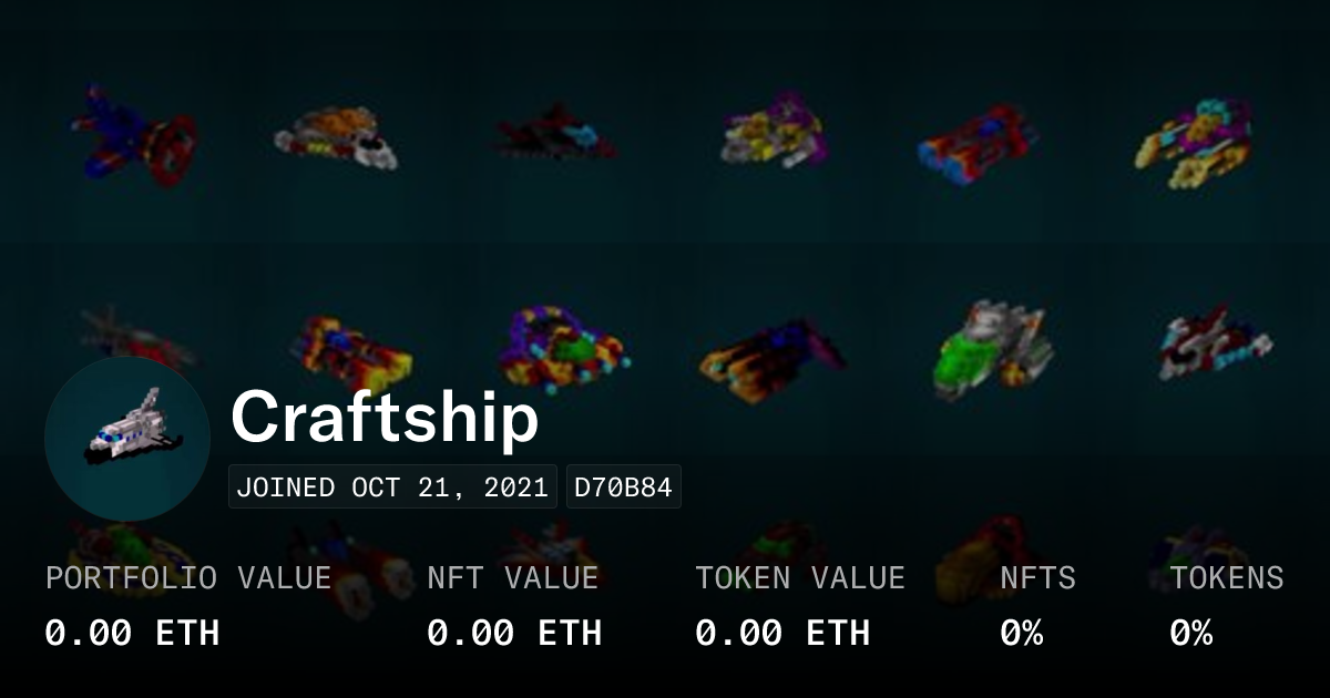 Craftship - Profile | OpenSea