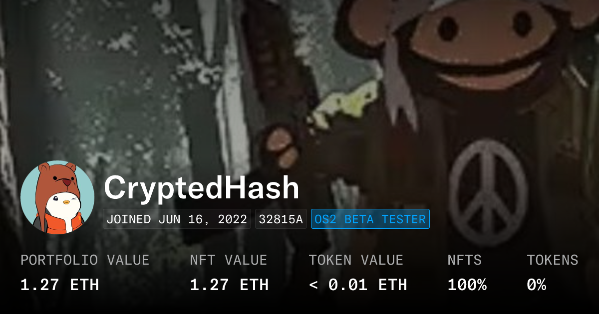 CryptedHash - Profile | OpenSea