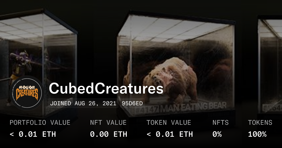 CubedCreatures - Profile | OpenSea