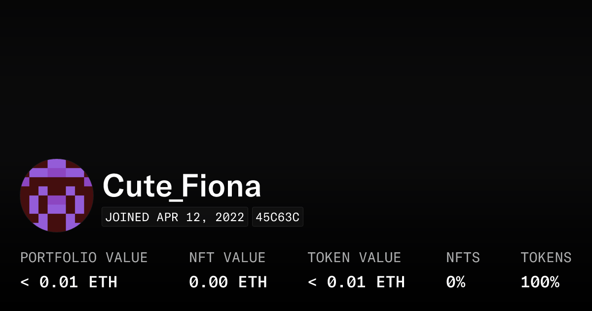 Cute_Fiona - Profile | OpenSea