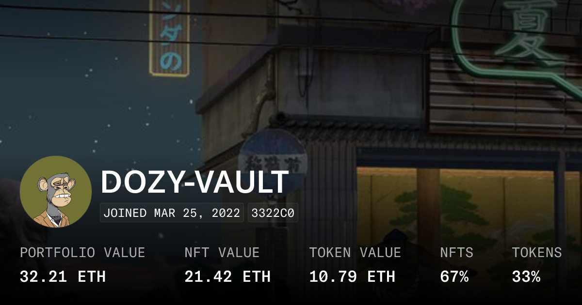 DOZY-VAULT - Profile | OpenSea