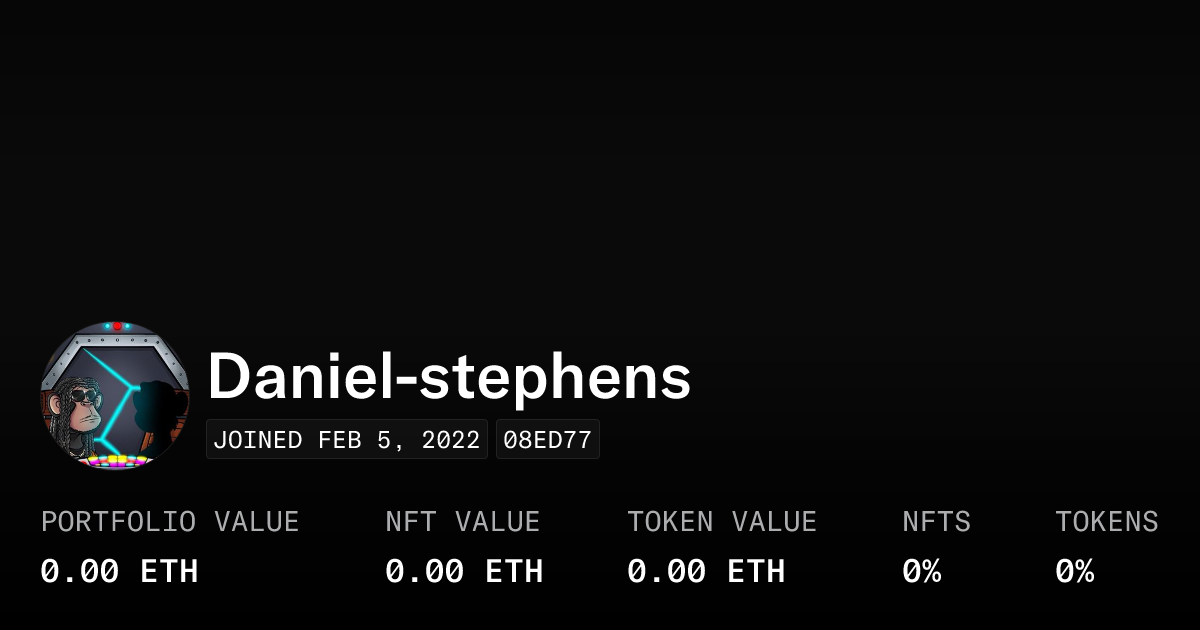 Daniel-stephens - Profile | OpenSea